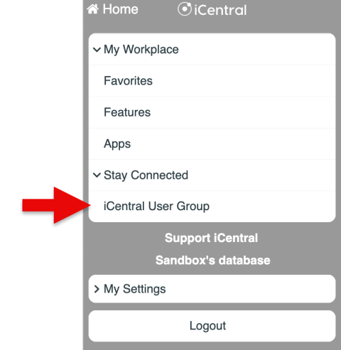 iCentral Apps Login